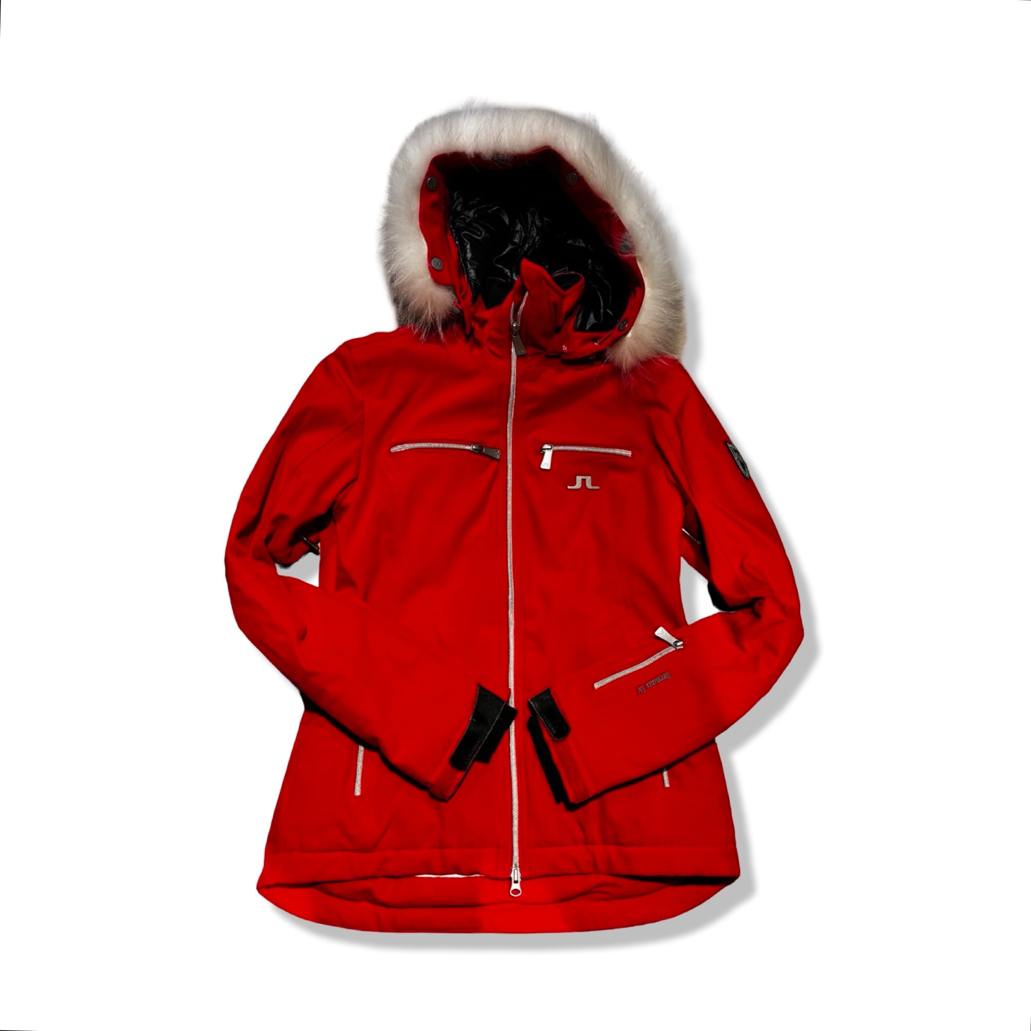 J.Lindeberg Aspen Skidjacka Dam M - Röd Vindtät & Vattentät – Re ...